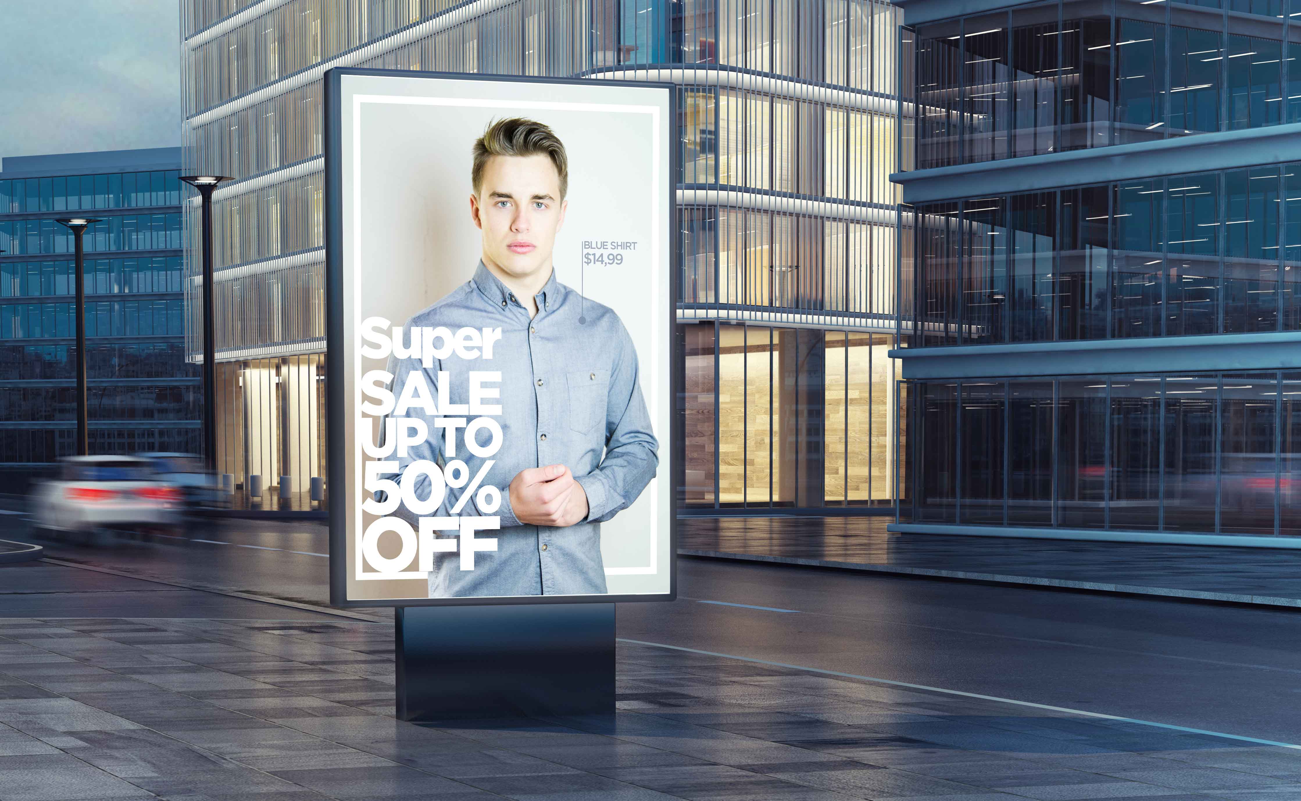 super fashion sale billboard on the street – The Clarke Group ...